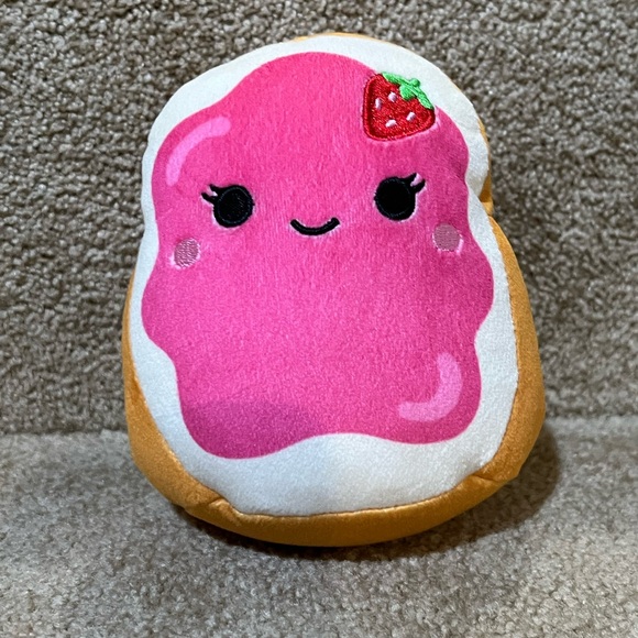 Squishmallows | Toys | Squishmallows Strawberry Jam Toast Stuffed ...